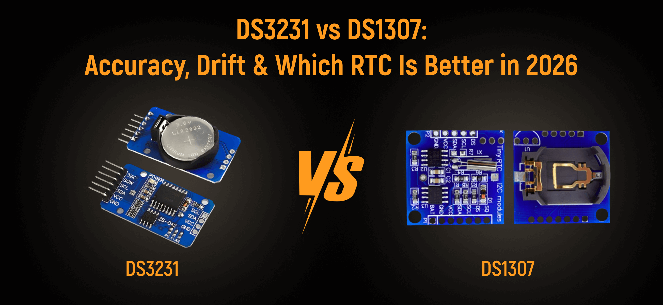 DS3231 vs DS1307: Accuracy, Drift & Which RTC Is Better in 2026 - Fly-Wing